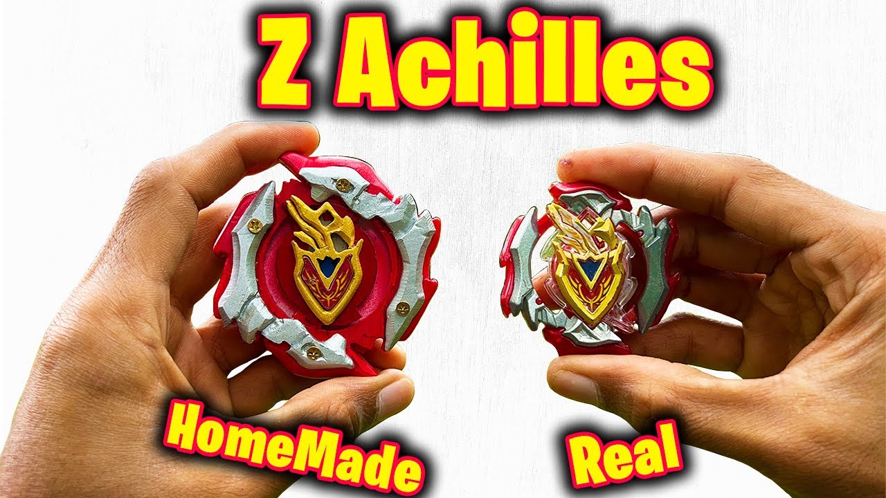 Homemade Z Achilesh Beyblade Burst - YouTube