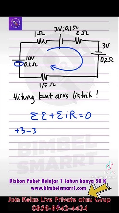 Soal Loop Hukum Kirchoff2 #utbk #bimbel #shorts #bimbelonline #fisika # ...