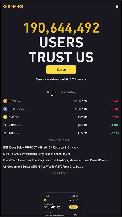 Connect to Binance Crypto Market using the Python API - YouTube