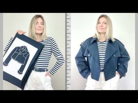 Wie nähe ich einen kurzen Trenchcoat? 🧵