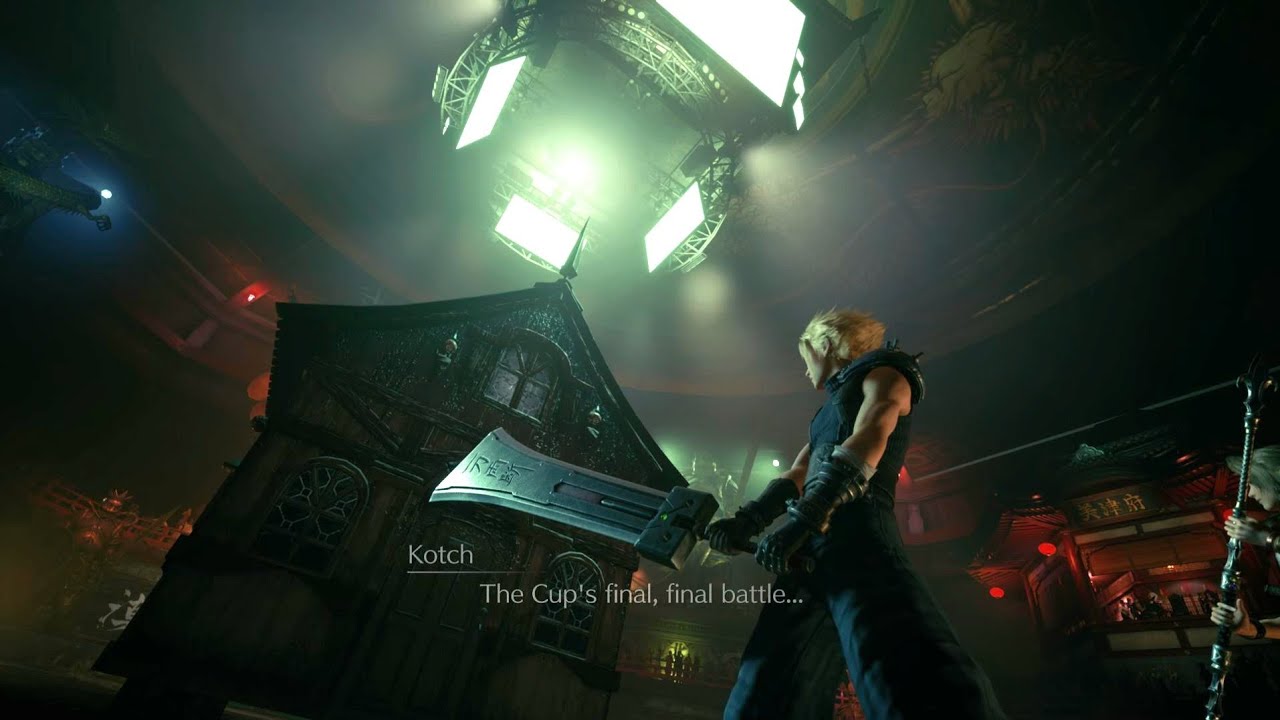 FINAL FANTASY VII REMAKE - Part 14 - Hell House Boss Fight, The Town ...
