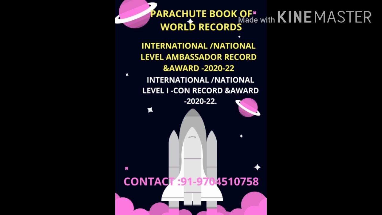 II Parachute book of World records & International awards ll - YouTube