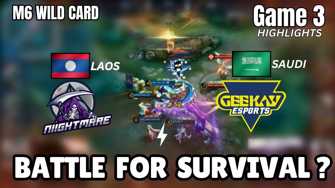 The Most Intense Match of M6 GEEKAY vs NIGHTMARE | M6 World ...