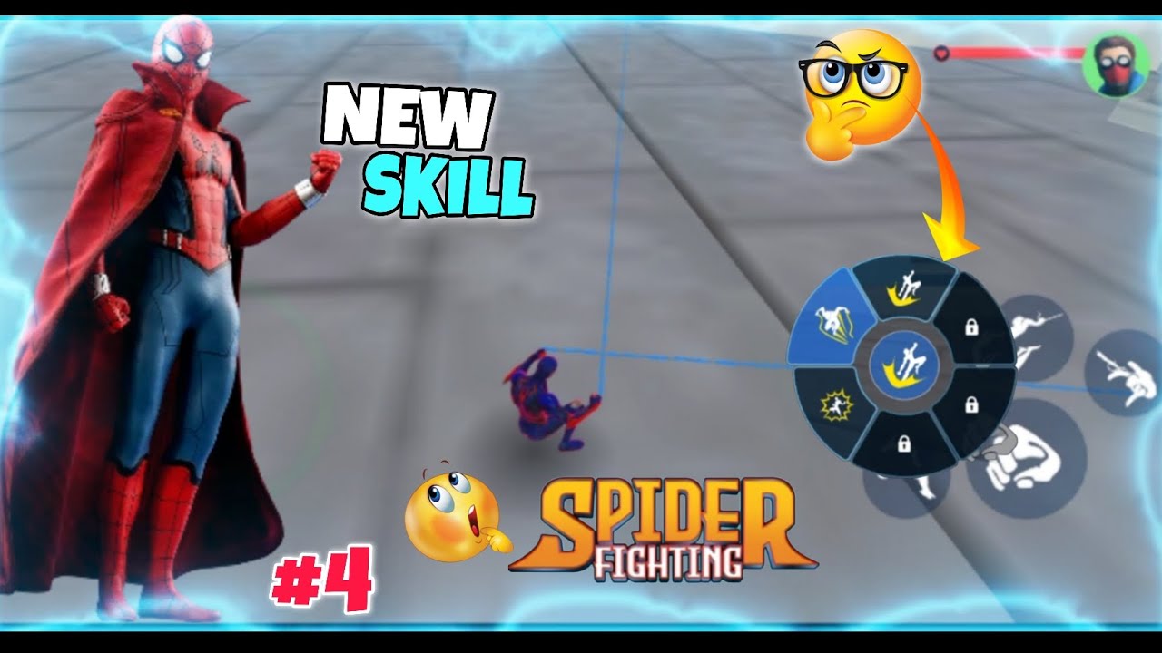 New update 🤑 Spider fighting hero game 😍 New skills and for NEW UPDATE ...