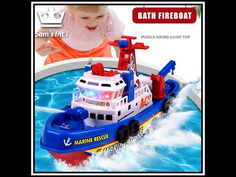 Bath Marine Fireboat Toy