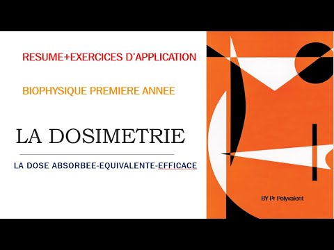 E-learning : La dosimétrie dose absorbée dose équivalente et dose ...
