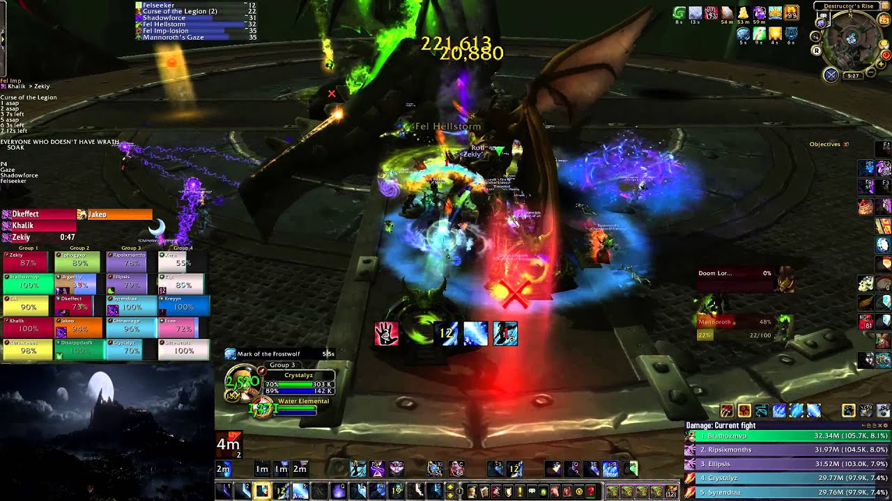 Entropy vs Mythic Mannoroth - Frost Mage PoV - YouTube
