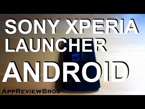 Sony Xperia Launcher on Android - YouTube