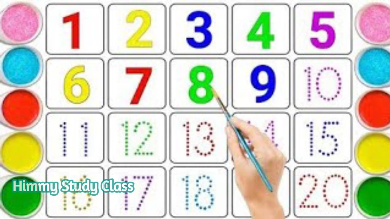 Counting 1 To 20 | 1 Se 20 Tak Ginti | Ginti | Counting | Number 1 to ...