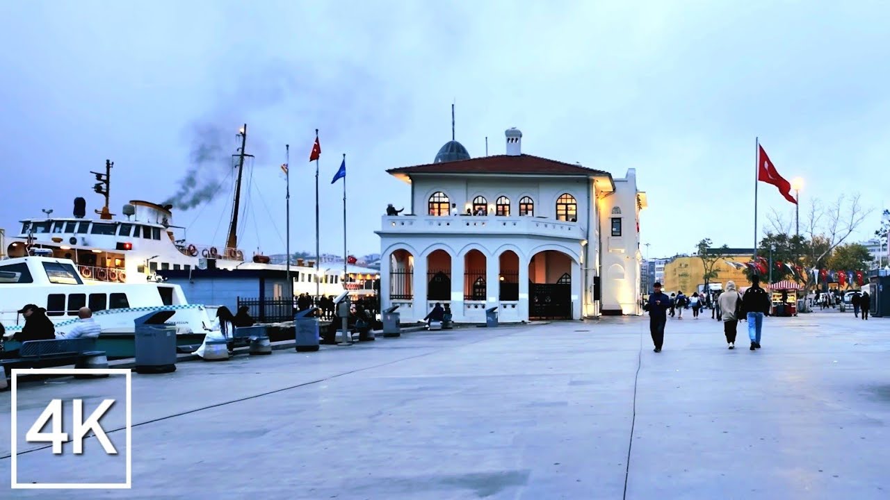 Kadıköy Moda District Walking Tour 🇹🇷 ‣ Coastal Views of Istanbul | 4K ...
