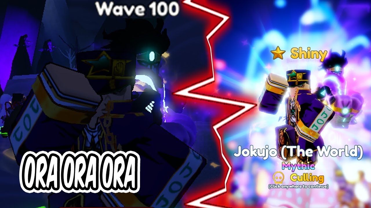 TÁ INSANO 𝗗𝗘𝗠𝗔𝗜𝗦... EU EVOLUI O JOTARO SHINY (THE WORLD) NO ANIME ...