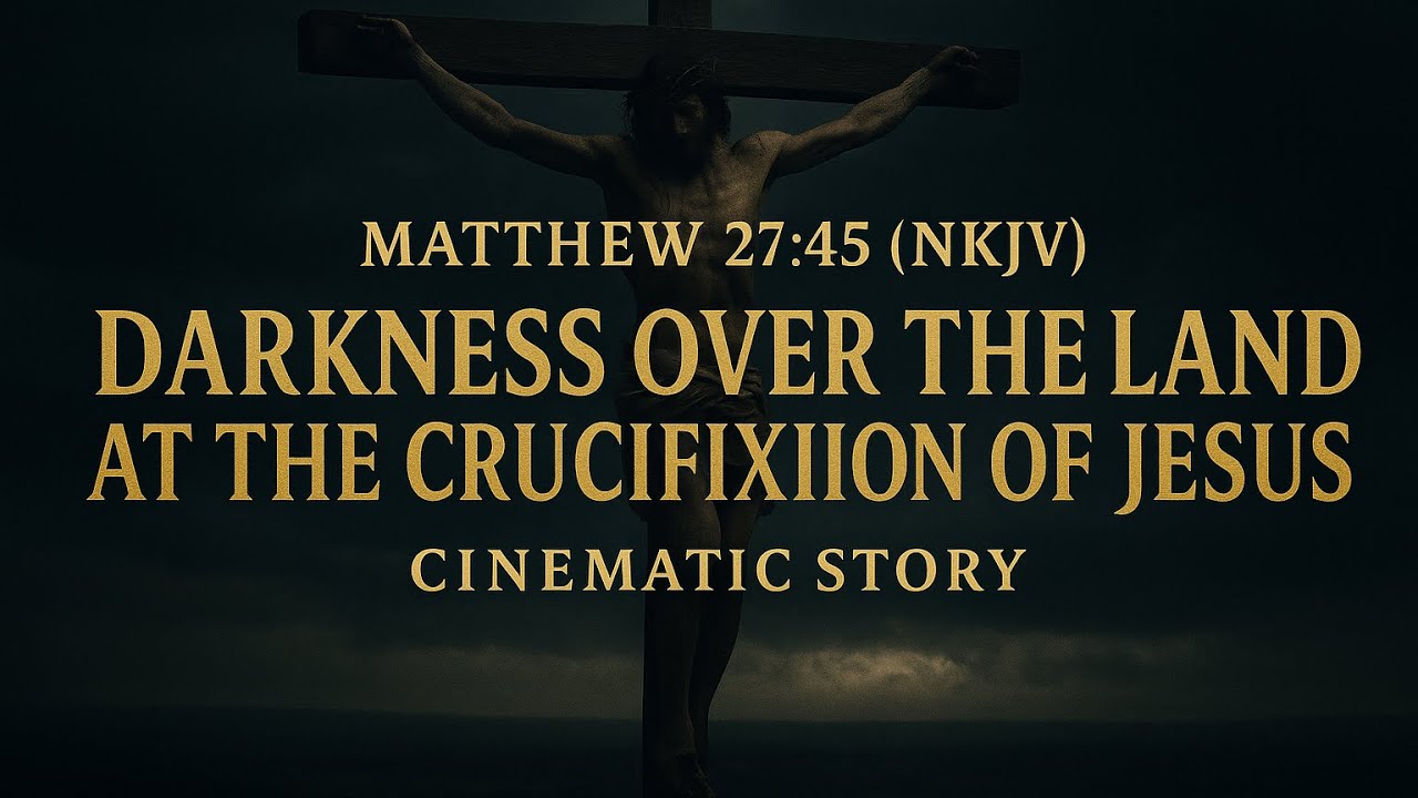 👉 Matthew 27:45 (NKJV) — Darkness Over the Land at the Crucifixion of ...