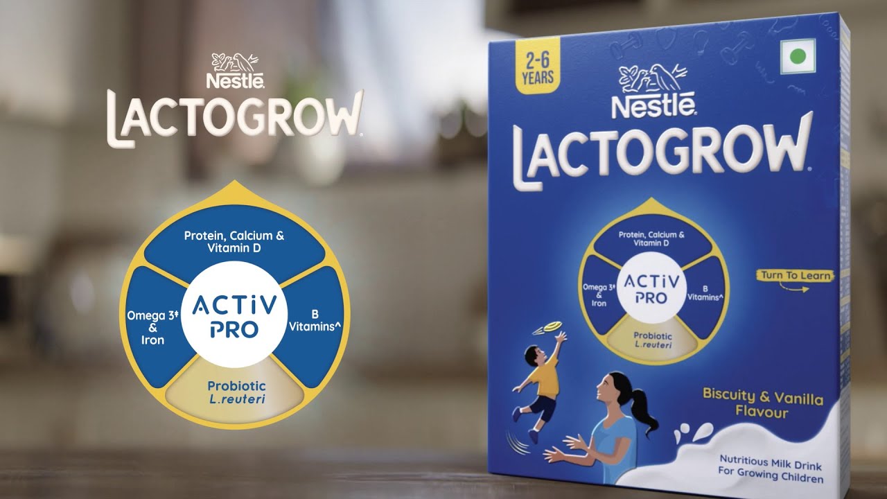 Nestlé LACTOGROW - Har Pal Active, Har Din Growth HINDI - YouTube