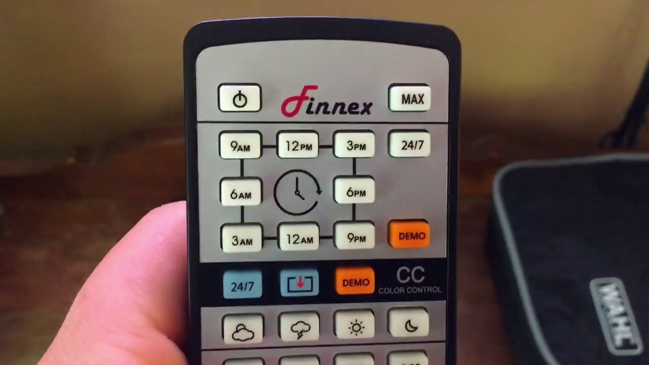 Finnex Planted + 24/7 HLC on a Fluval SpecV - YouTube