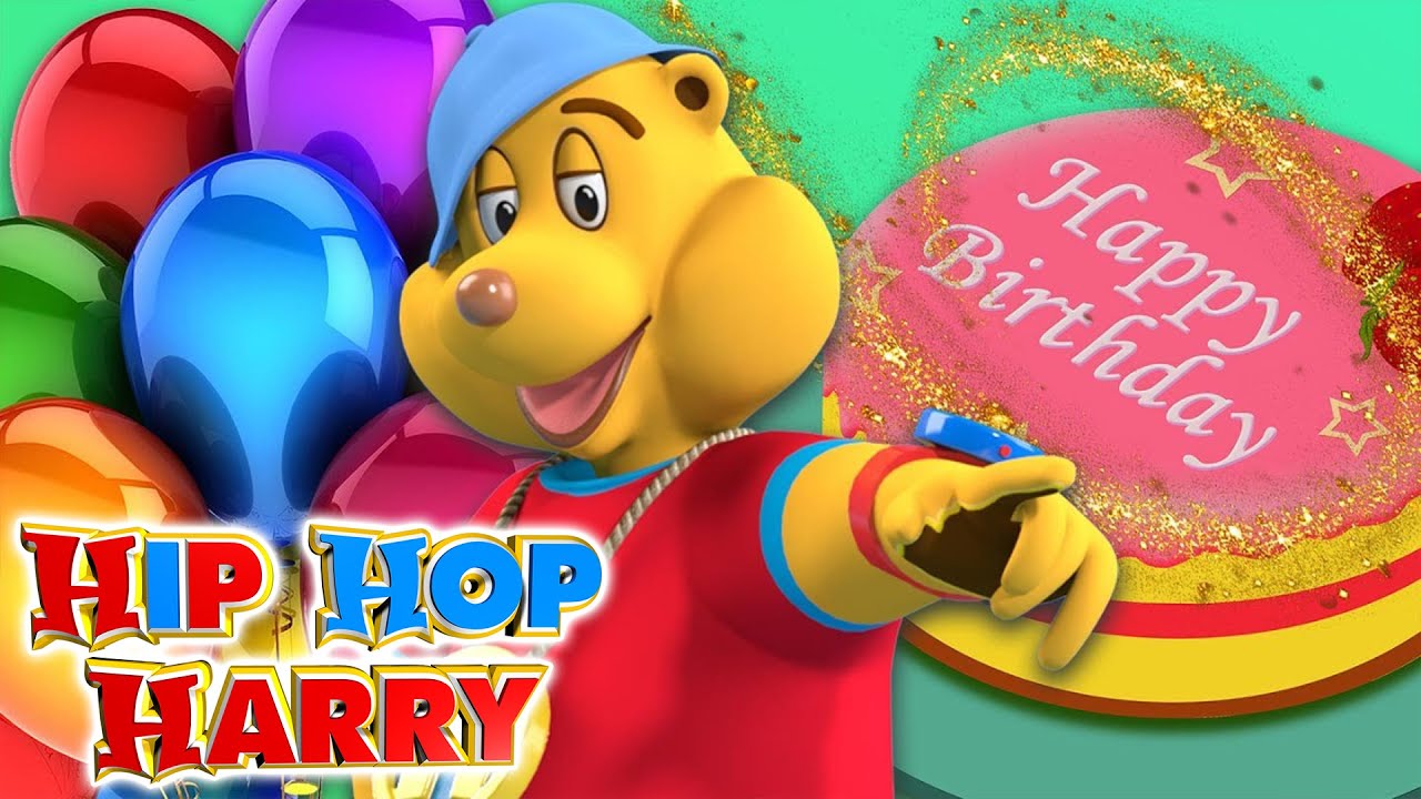 Animated Birthday Song | Hip Hop Happy Birthday | Hip Hop Harry - YouTube