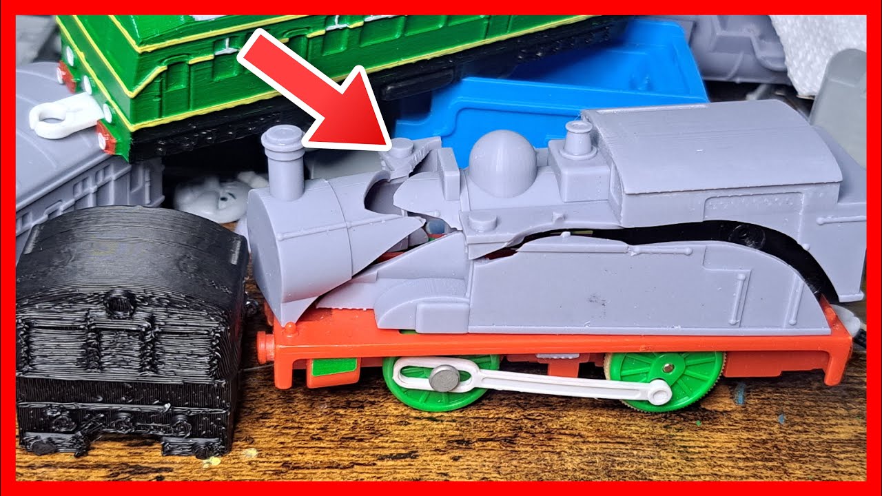My Experience 3D Printing Thomas Trackmaster Models Filament and Resin ...
