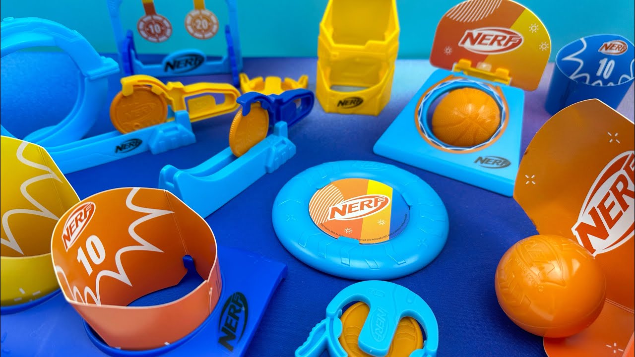 NERF MCDONALDS HAPPY MEAL 2023 FULL COLLECTION - YouTube