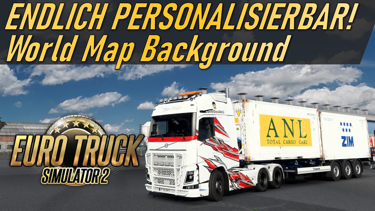 ETS2 1.53 | UPDATE World Map Background - endlich anpassbar! - YouTube