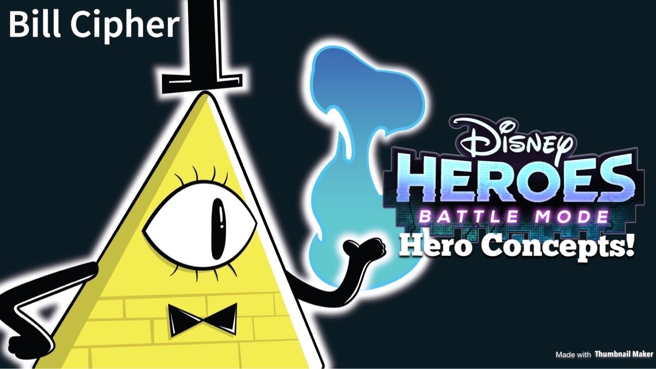 BILL CIPHER - Disney Heroes: Battle Mode - Hero Concepts! Gravity Falls ...