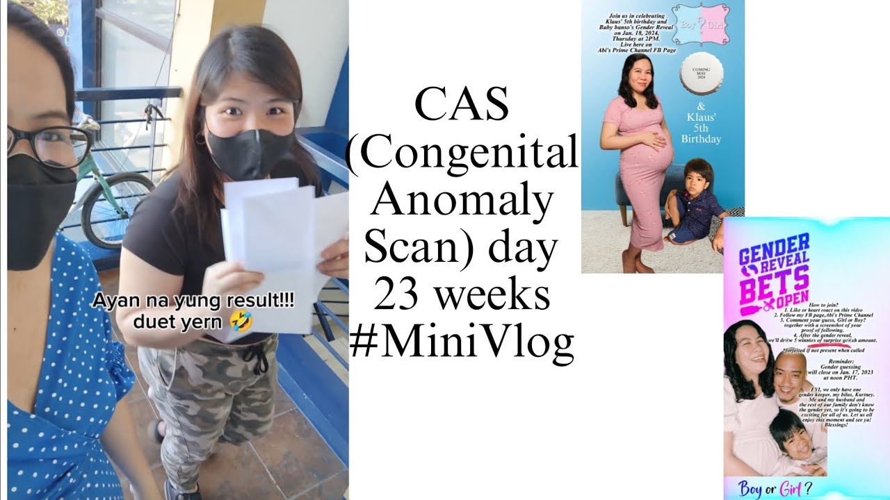 CAS Day at 23 weeks #minivlog #gestationaldiabetes #genderreveal - YouTube