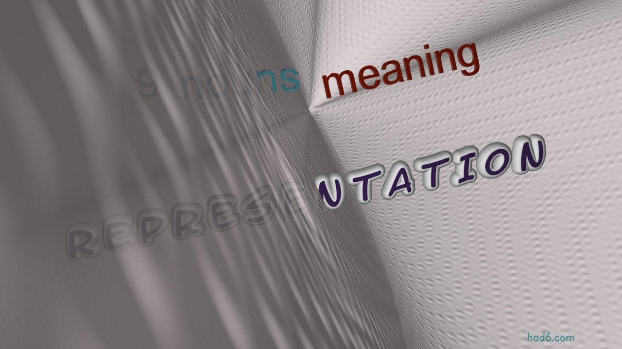 representation - 13 nouns having the meaning of representation ...