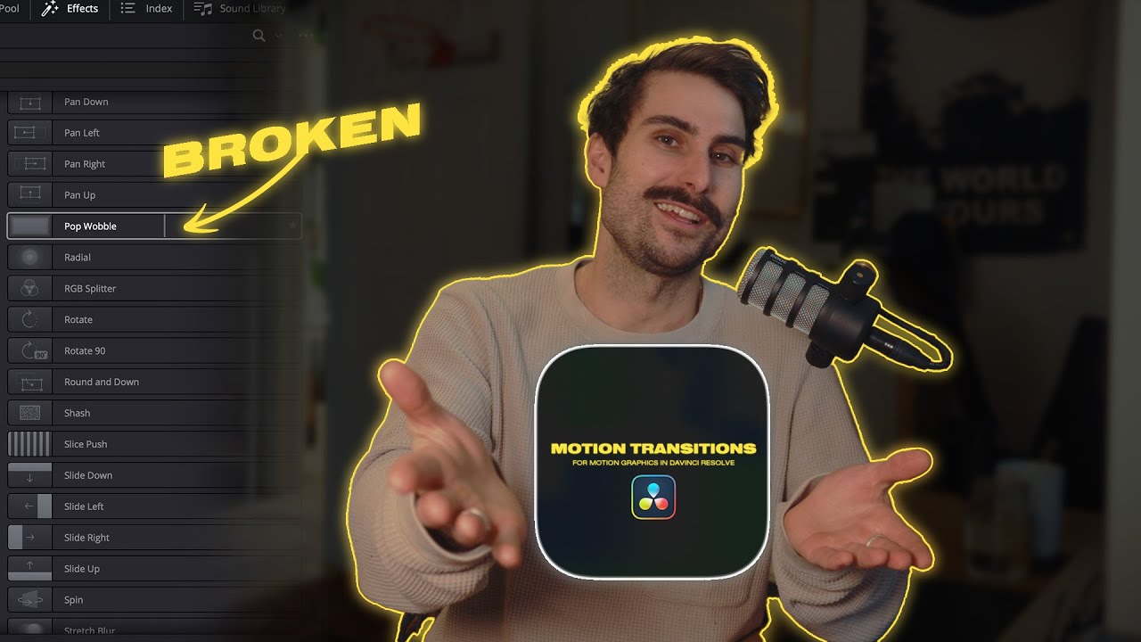 I fixed DaVinci's broken transitions - YouTube
