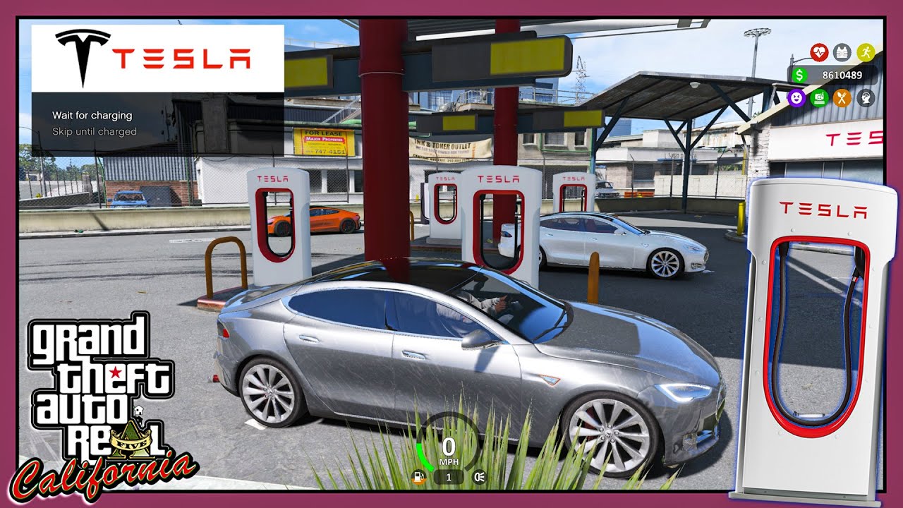 How To Charge Electric Vehicles in GTA 5 With Mods 5Real & LA Revo 2.0 ...