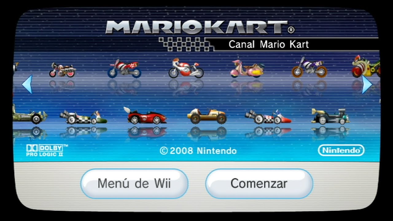 Canal Mario Kart (Nintendo Wii Channel Preview) - YouTube