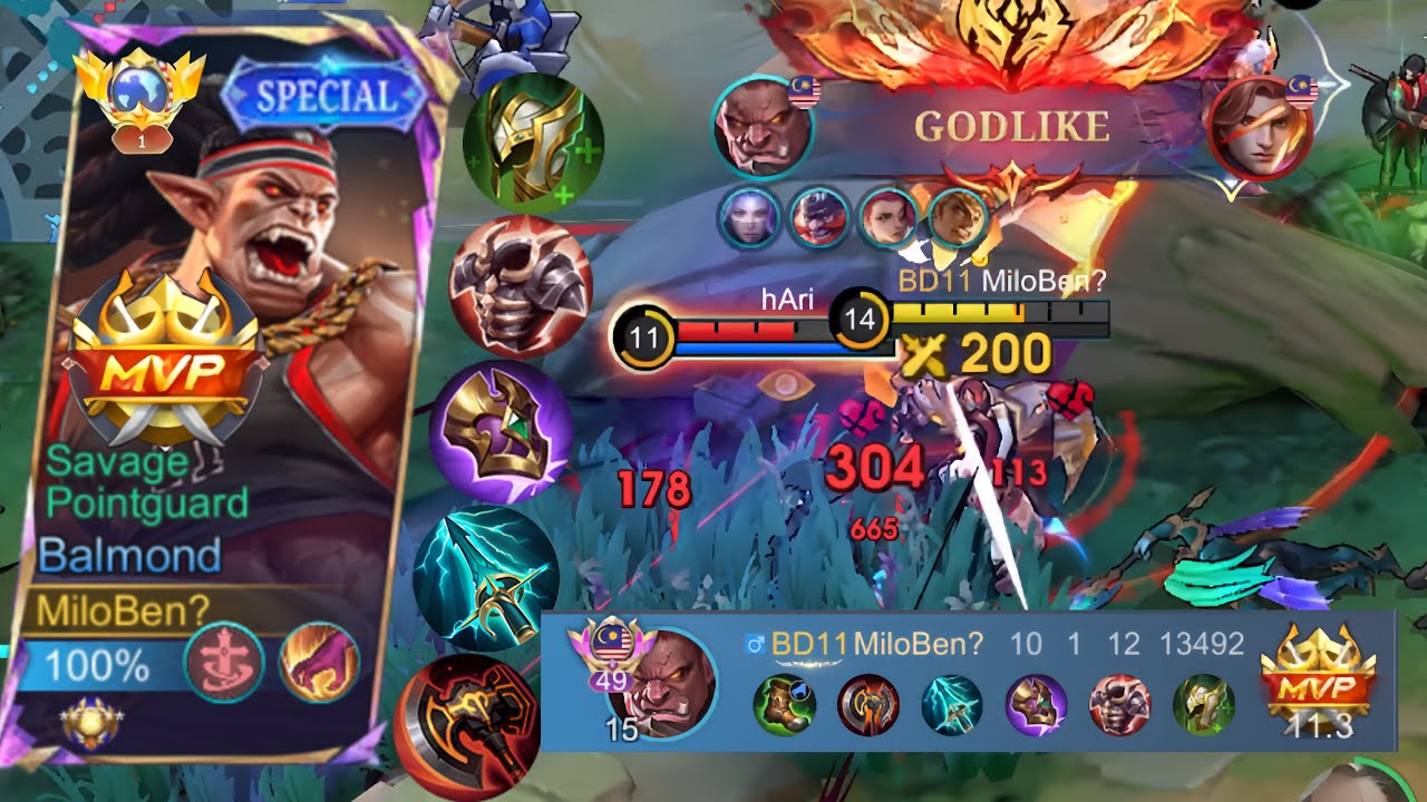 Sesakit Itu Kah Balmond Di Buff 🥶 Balmond Best Build Semi Tank 2024 ...