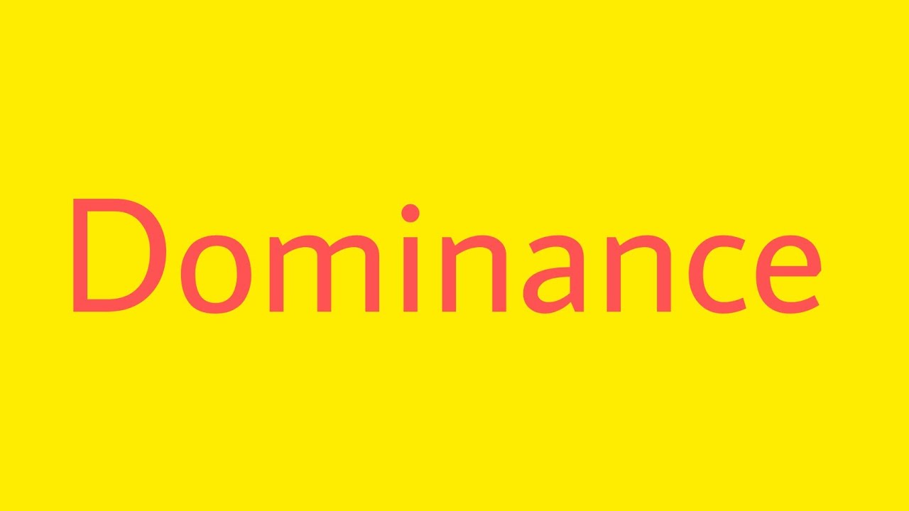 Dominance | Short Flim | - YouTube