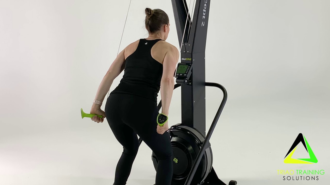 Ski-Erg (Two-Handed) - YouTube