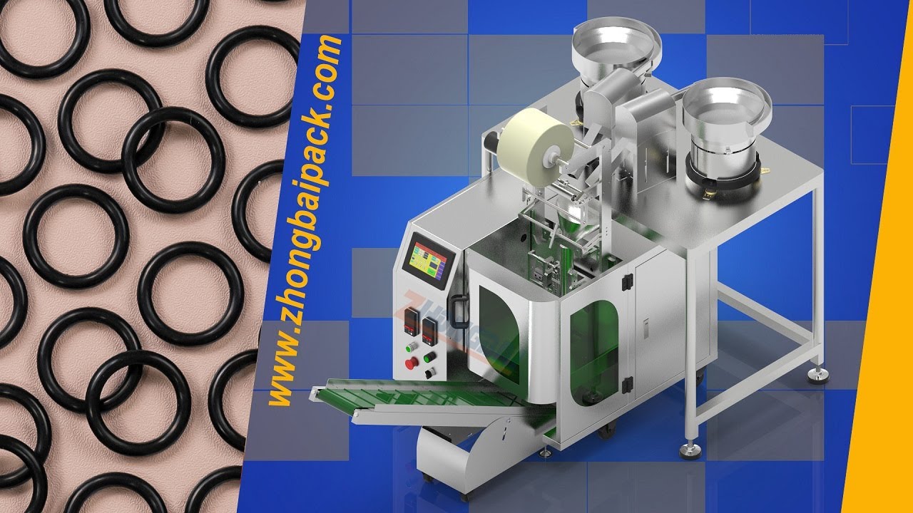 O Ring Packing Machine | Rubber Parts Counting Packing Machine - YouTube