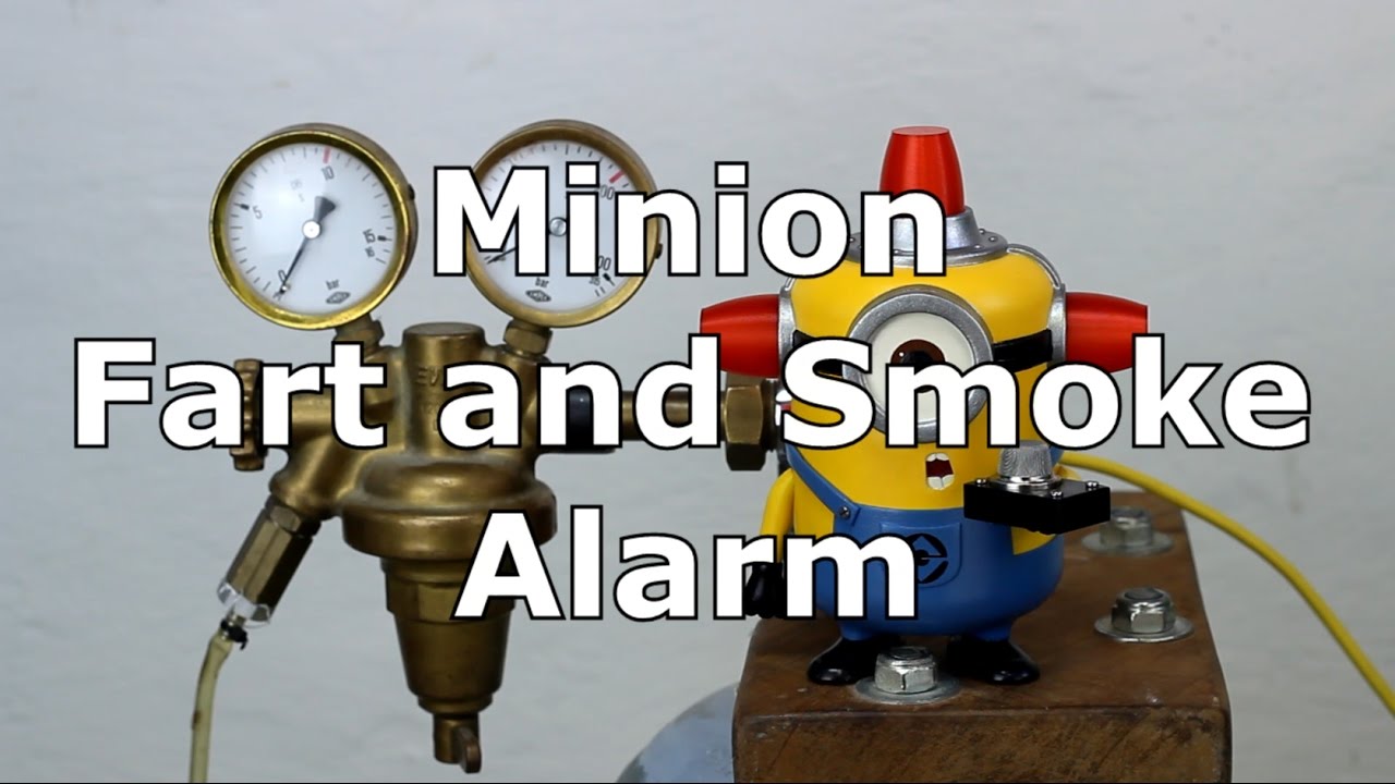 DIY Minion Fart and Smoke Alarm - YouTube