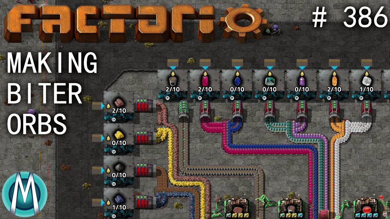 [Factorio] Angel/Bobs Ep 386: Making Biter Orbs - YouTube