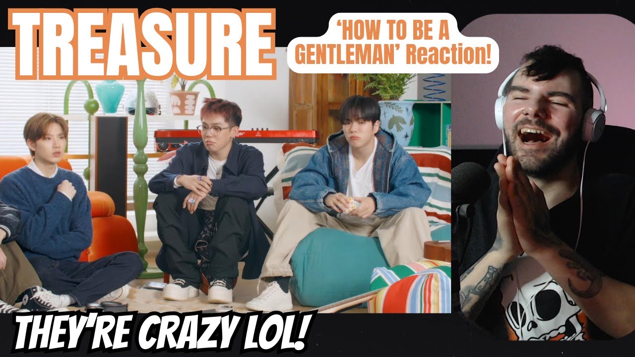 TREASURE - 'How To Be A Gentleman' Reaction! - YouTube