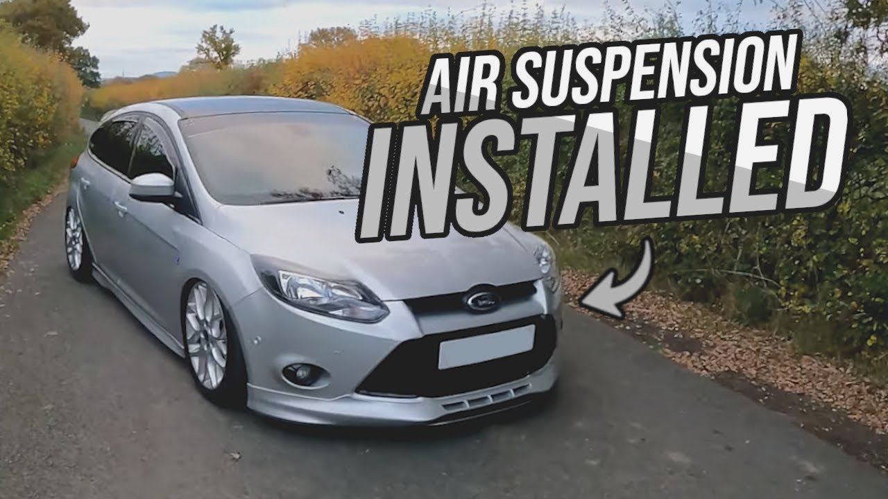 I installed air suspension on the Focus! - YouTube
