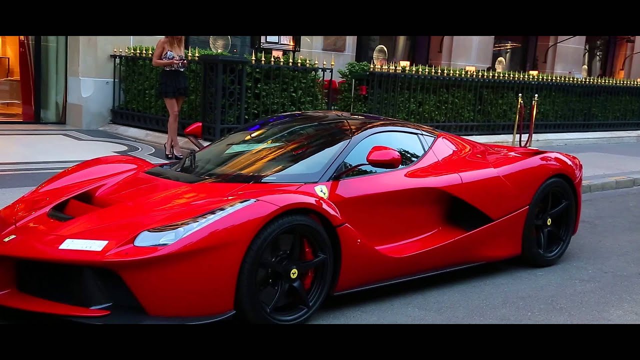 Ferrari LaFerrari In Paris start-up Sound HD - YouTube