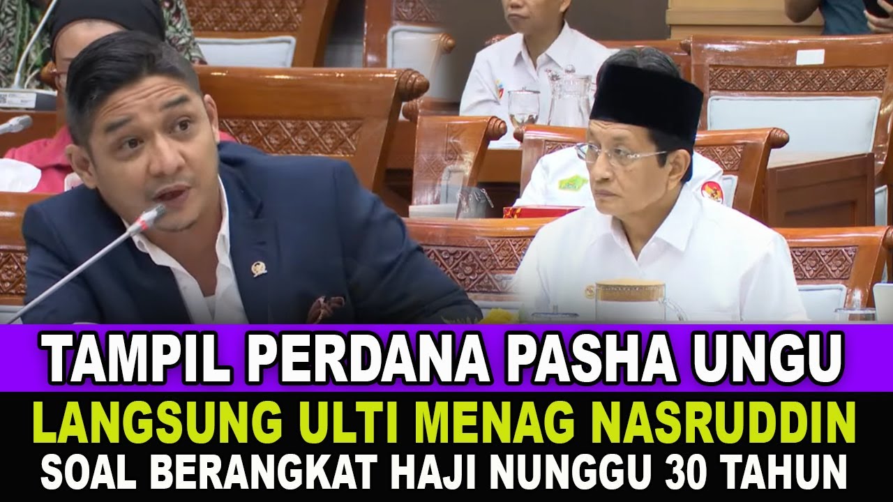TAMPIL PERDANA PASHA UNGU LANGSUNG ULTI MENTERI AGAMA SOAL HAJI DI ...