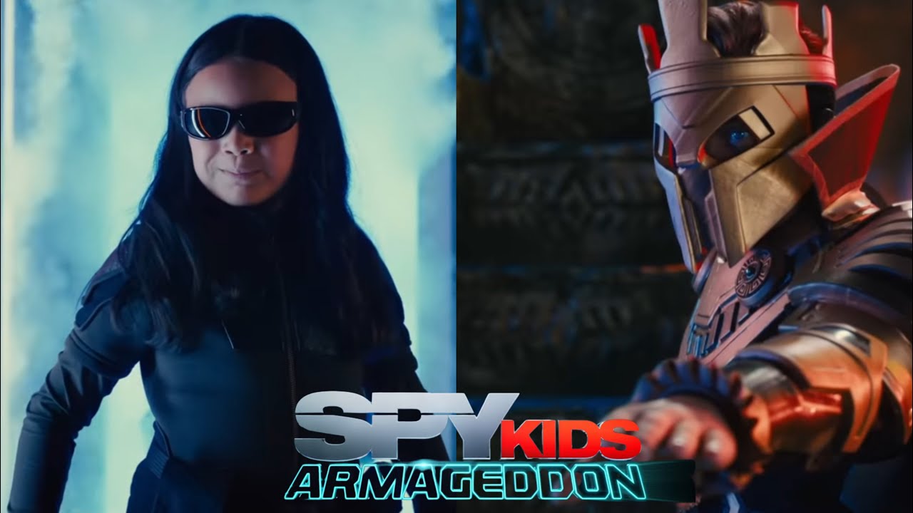Spy Kids: Armageddon / Kiss Scene — Gina Rodriguez and Zachary Levi ...