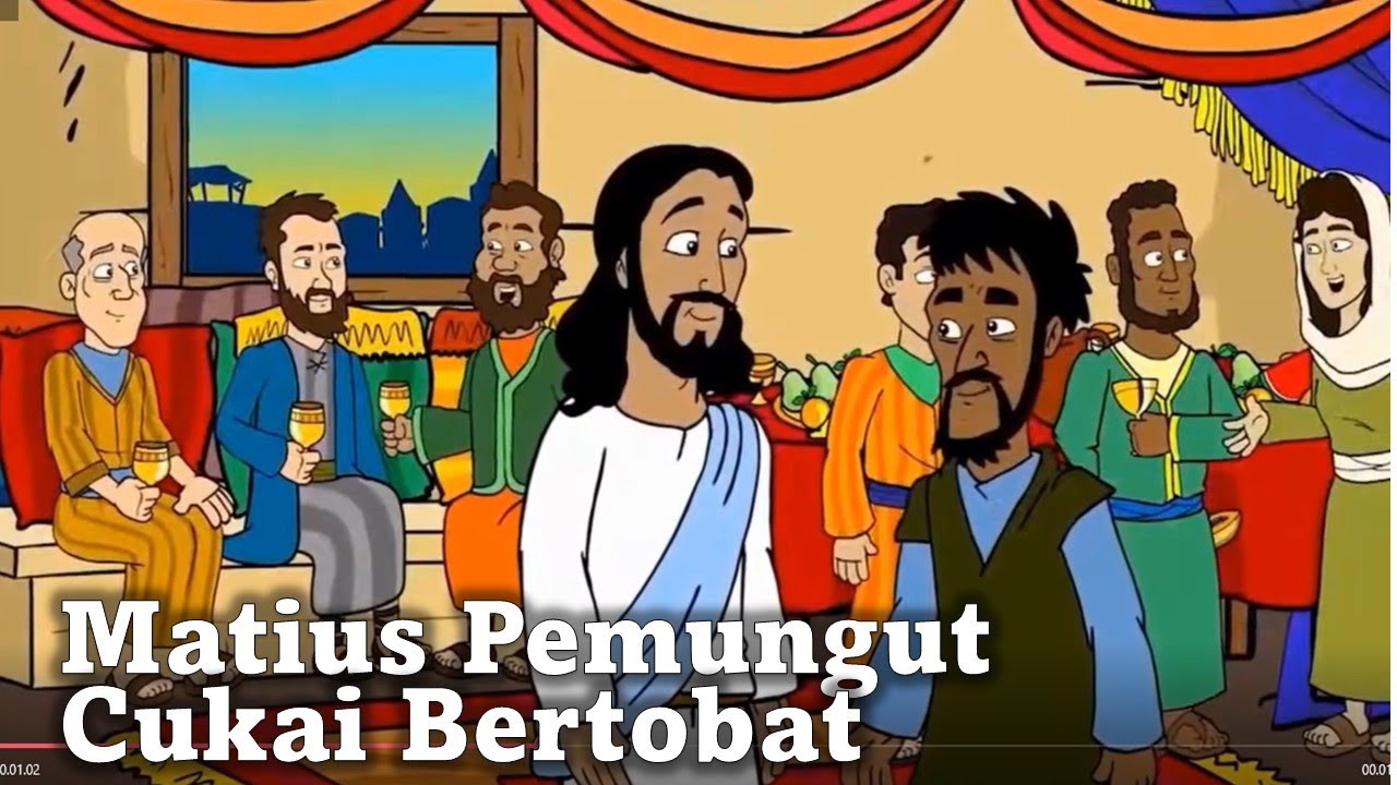 Matius pengungut cukai bertobat & mengikut Yesus ( Matius 9:9-13) - YouTube