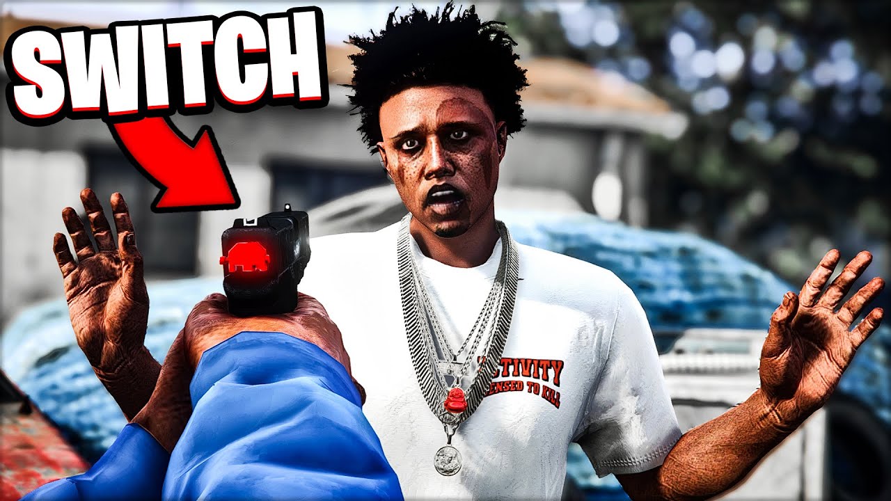 Got hit with a GLOCK SWITCH in GTA 5 RP - YouTube