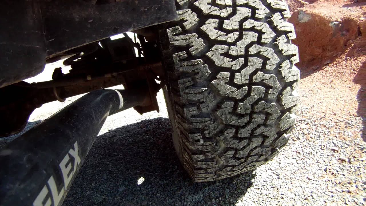 BFG All Terrain TA KO tread cam - YouTube