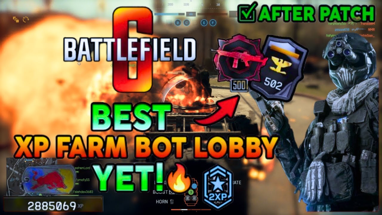 BEST PORTALS Code NEW WEAPON XP BOT LOBBY GLITCH bf6! BF6 Inifinte XP ...