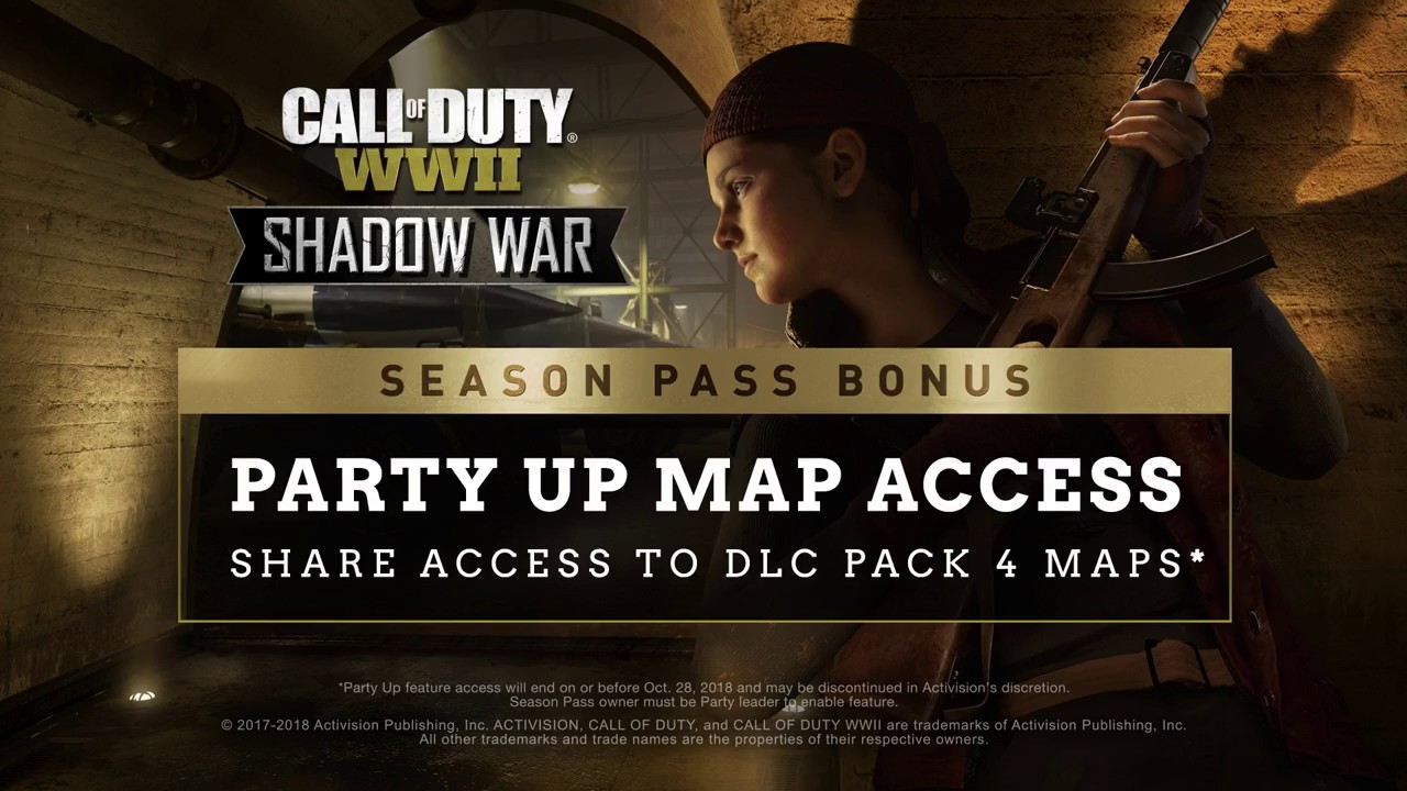Call of Duty WWII Shadow War DLC 4 Trailer PS4 - YouTube