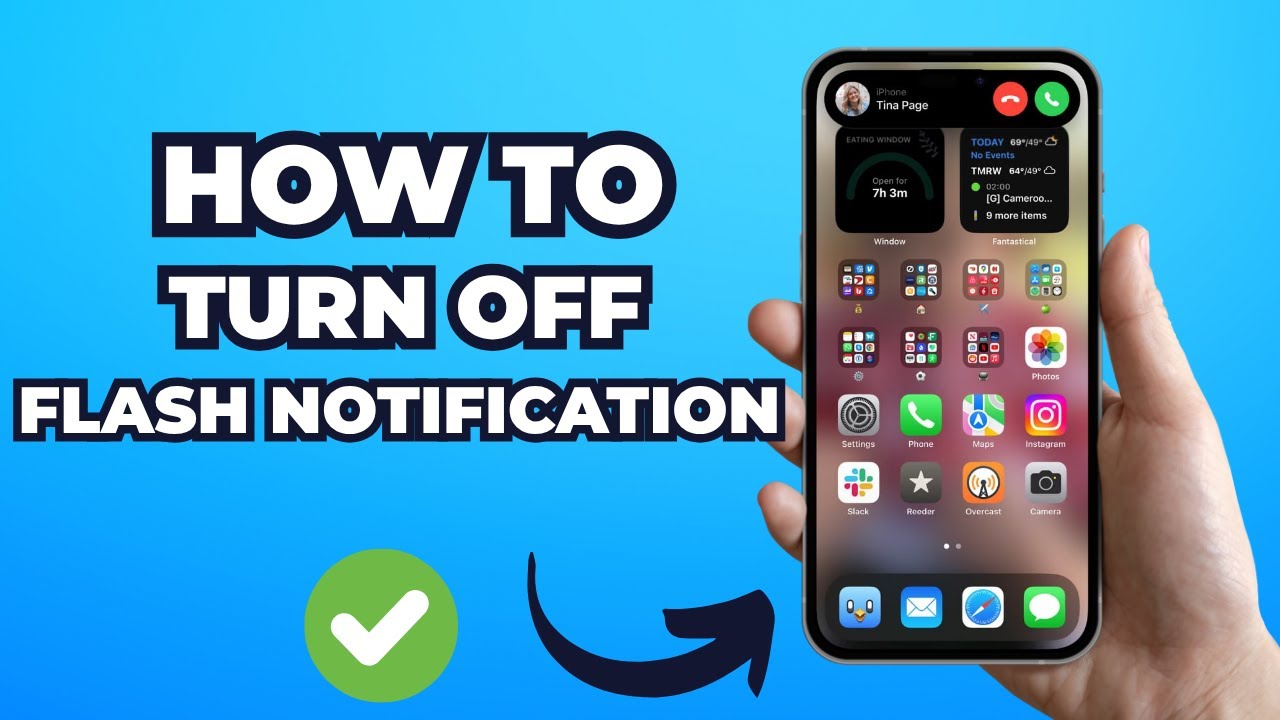 How To Turn Off Flash Notifications