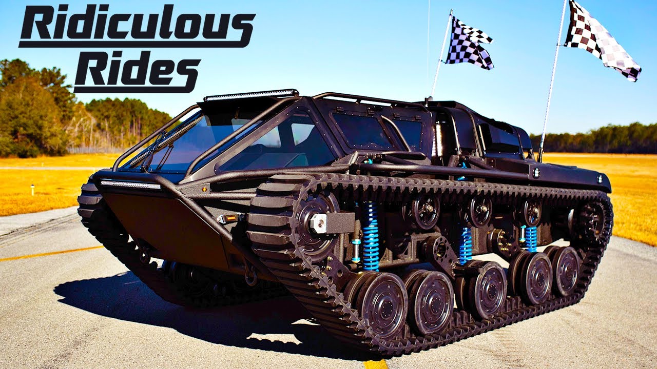 Military 'Ripsaw' Doubles As Movie Star | RIDICULOUS RIDES - YouTube