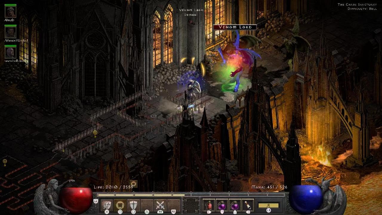 Diablo 2: Resurrected - Lo Rune Drop - YouTube