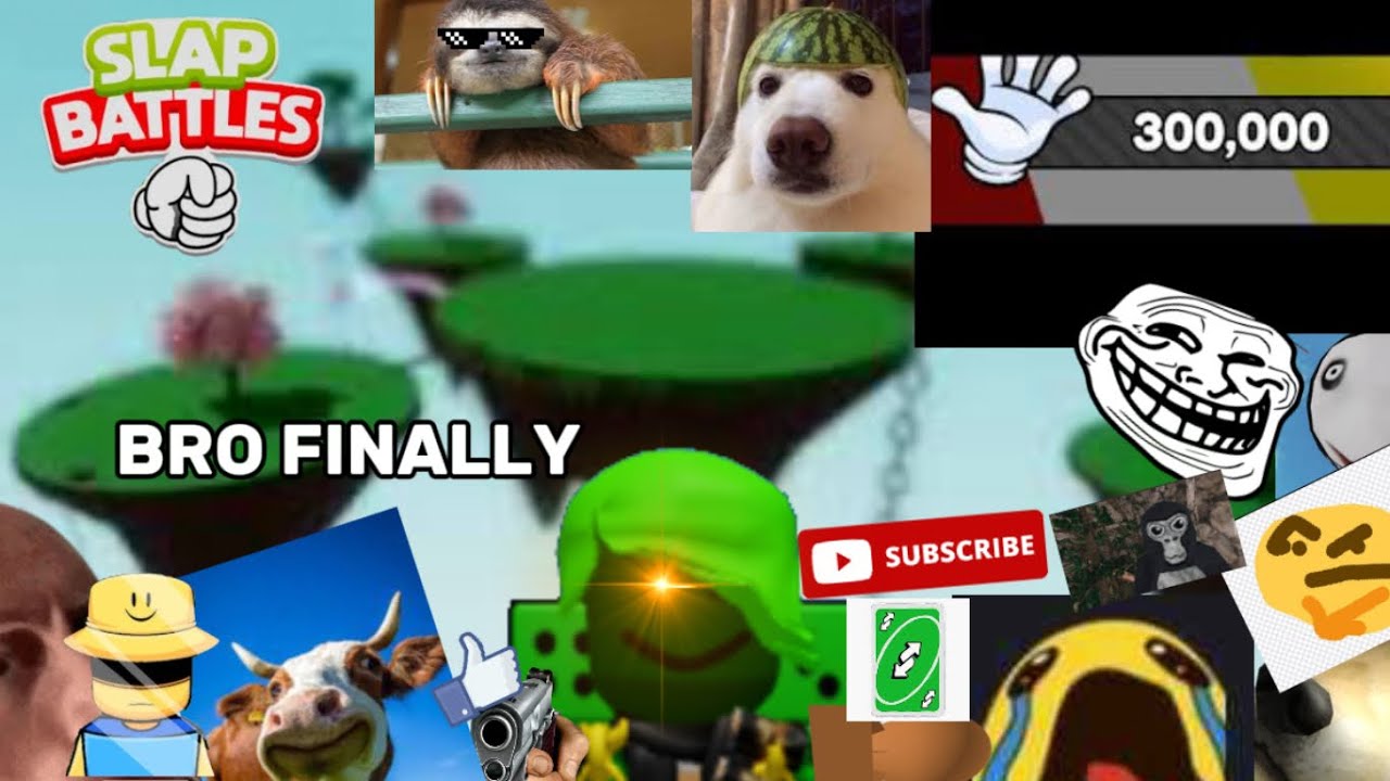 My Journey To 300,000 Slaps In Slap Battle - YouTube