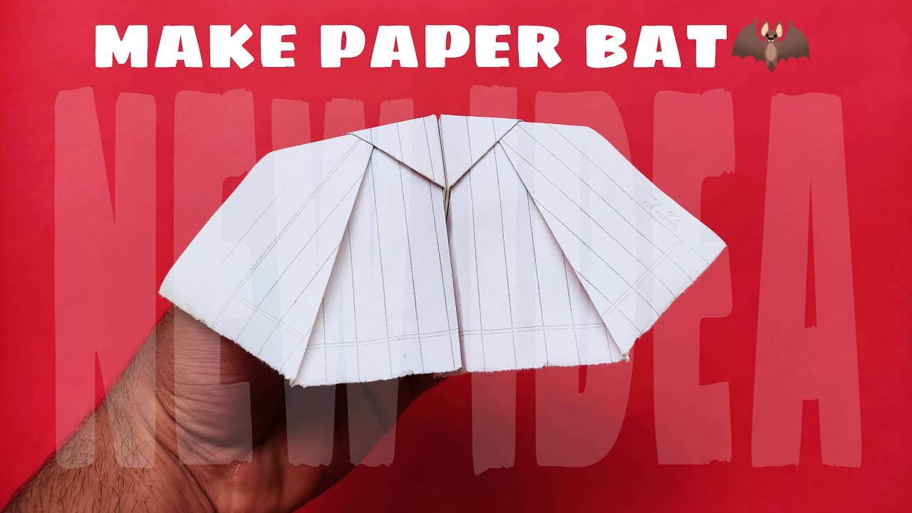 How to make Batman's plane with paper ll Fun and creative paper crafts ...