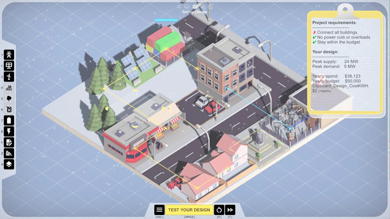 NEW - Power Grid Building City Management with Renewable Energy | Green ...